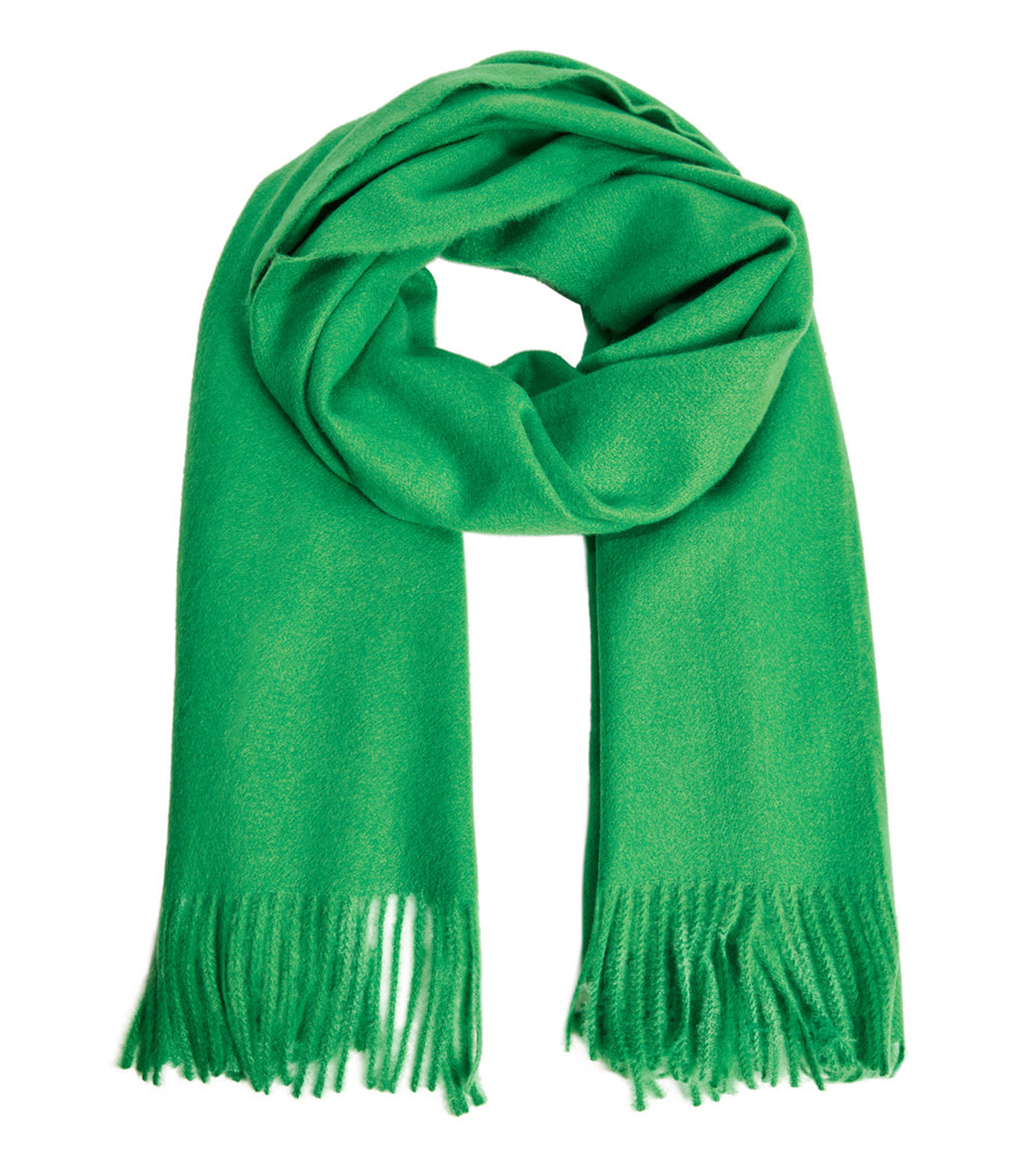 Mango Bufanda verde pastel Mujer - El Palacio de Hierro